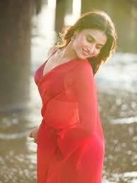 Prisha Singh’s Red Saree Beach Photoshoot Sets Social Media Abuzz ...